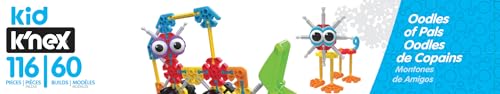 KID K’NEX – Oodles of Pals Building Set – 116 Pieces – Ages 3 and Up Preschool Educational Toy (Amazon Exclusive)