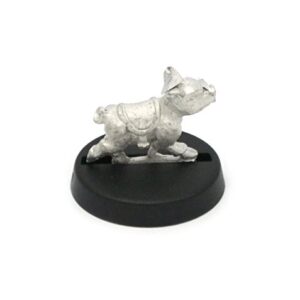 Stonehaven Miniatures Tiny Pig with Saddle Figure (for 28mm Scale Table Top War Games) - Made in USA