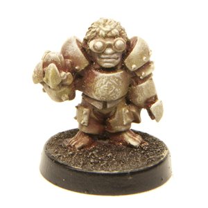 Stonehaven Miniatures Halfling Digger Figure (for 28mm Scale Table Top War Games) - Made in USA