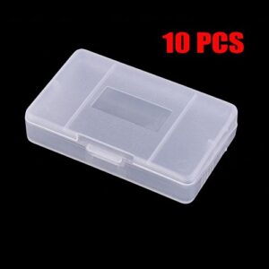 childhood clear protection game case dust cover for gameboy advance gba pack 10pcs