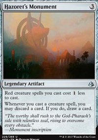 wizards of the coast hazoret's monument - amonkhet