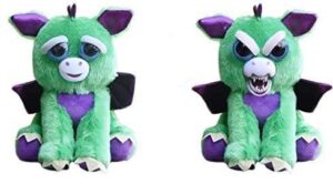 feisty pets ferdinand flamefart dragon - stuffed toy, polyester material, 9"x5.6"x5.6" no assembly required