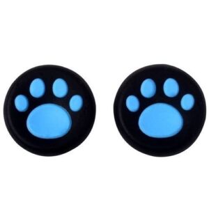 analog thumb stick grip covers thumbstick joystick cap cover for ps4 ps3 ps2 ps4 pro slim xbox one xbox 360 (blue）