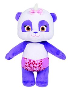 snap toys word party - lulu 7" stuffed plush baby panda from the netflix original series - 18+ months