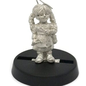 Stonehaven Dwarf Girl Miniature Figure (for 28mm Scale Table Top War Games) - Made in USA