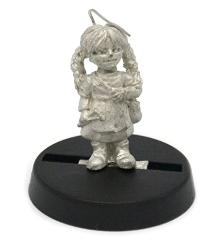 Stonehaven Dwarf Girl Miniature Figure (for 28mm Scale Table Top War Games) - Made in USA