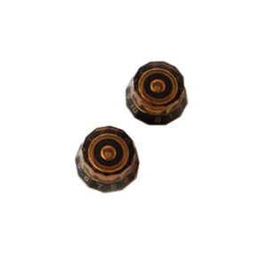 prs guitars lampshade knobs, amber (101754:001:007:002)