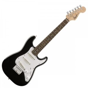 fender squier by fender mini strat - rosewood fingerboard - black