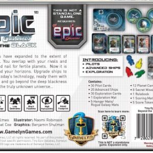 Gamelyn Games Tiny Epic Galaxies: Beyond The Black Space Board Game Expansion - Expand Your Galaxy