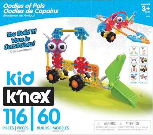 KID K’NEX – Oodles of Pals Building Set – 116 Pieces – Ages 3 and Up Preschool Educational Toy (Amazon Exclusive)