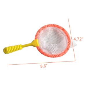 Shindel Durable Kids Bug Catcher Nets, 6PCS Insect Collecting Net Bath Toy Adventure Tool Early Learning Tool for Specimen Observation