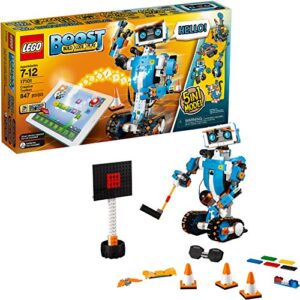 lego boost creative toolbox 17101 fun robot building set and educational coding kit for kids, award-winning stem learning toy (847 pieces)