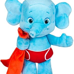 Snap Toys Word Party - Bailey 10" Stuffed Plush Snuggle and Play Baby Elephant with Blanket - from The Netflix Original Series - 18+ Months