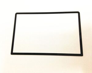 black top upper lcd screen plastic cover for nintendo 3ds xl replacement