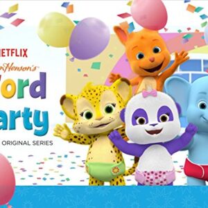 Snap Toys Word Party - Lulu 7" Stuffed Plush Baby Panda from The Netflix Original Series - 18+ Months