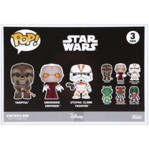 Set 3 Pop! Star Wars Tarfful Unhooded Emperor Utapau Clone 2017 Fall Convention Exclusive