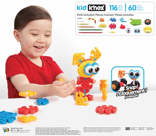 KID K’NEX – Oodles of Pals Building Set – 116 Pieces – Ages 3 and Up Preschool Educational Toy (Amazon Exclusive)