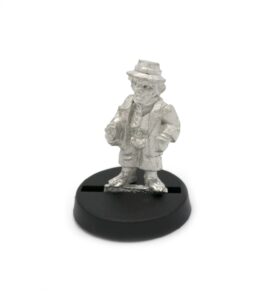 stonehaven miniatures halfling wool merchant figure (for 28mm scale table top war games) - made in usa