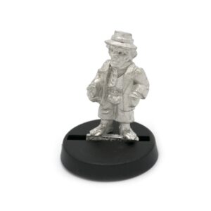 Stonehaven Miniatures Halfling Wool Merchant Figure (for 28mm Scale Table Top War Games) - Made in USA