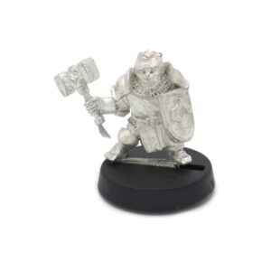 Stonehaven Miniatures Halfling Paladin Figure (for 28mm Scale Table Top War Games) - Made in USA