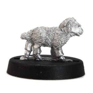 stonehaven miniatures lamb figure (for 28mm scale table top war games) - made in usa