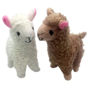 maggift 2pcs 9inch plush stuffed alpaca doll toys