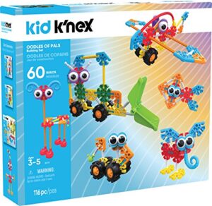 kid k’nex – oodles of pals building set – 116 pieces – ages 3 and up preschool educational toy (amazon exclusive)