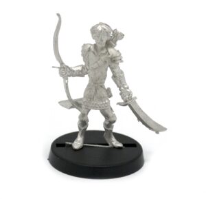 stonehaven miniatures elf ranger figure (for 28mm scale table top war games) - made in usa