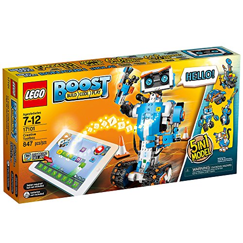 LEGO Boost Creative Toolbox 17101 Fun Robot Building Set and Educational Coding Kit for Kids, Award-Winning STEM Learning Toy (847 Pieces)