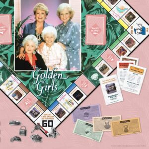 Monopoly: The Golden Girls Board Game | Buy, Sell, Trade Fan-Favorite Locations | Classic Monopoly Game Featuring Golden Girls TV Show Theme | Officially-Licensed Golden Girls Merchandise