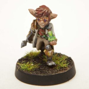 Stonehaven Gnome Mad Scientist Miniature Figure (for 28mm Scale Table Top War Games) - Made in USA