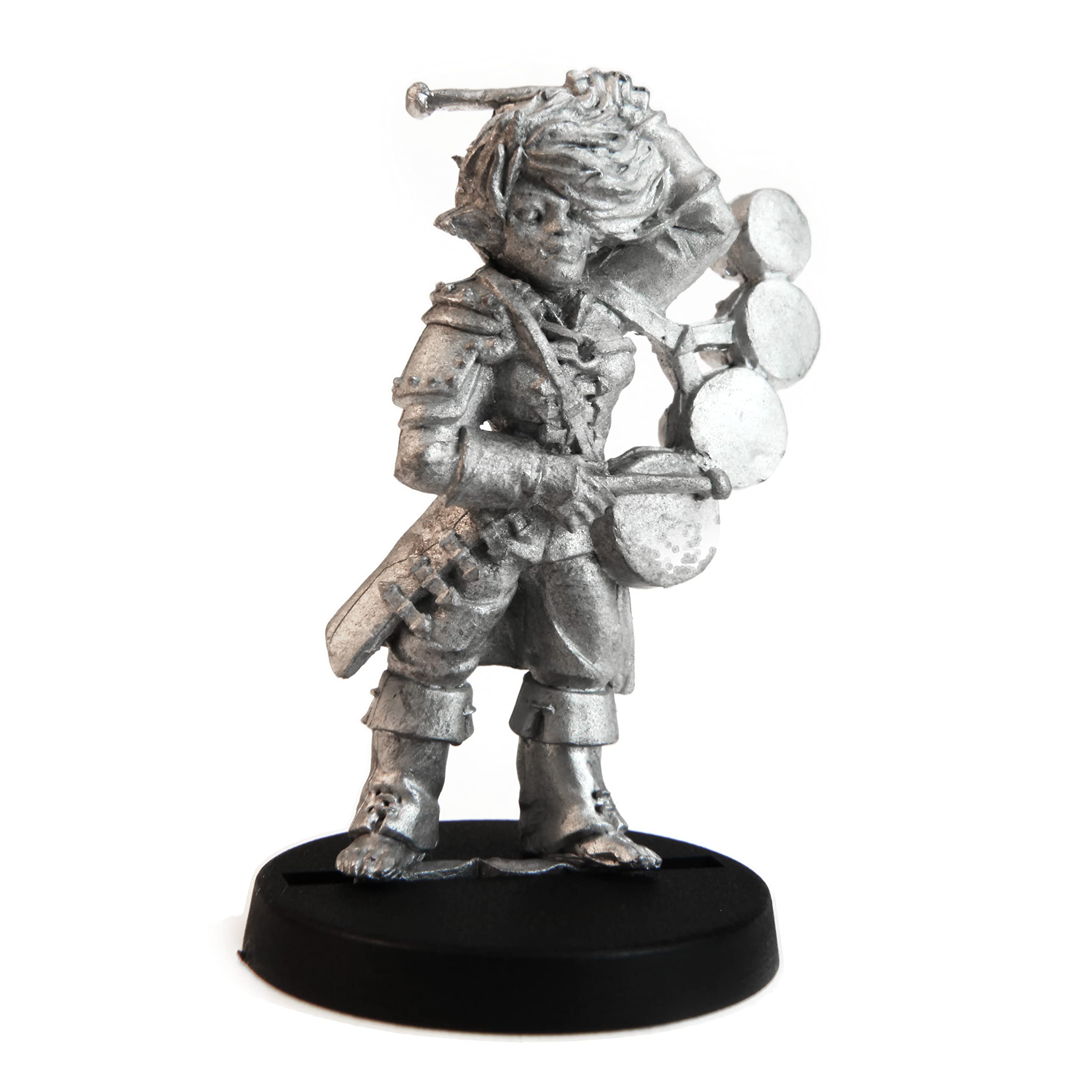 Stonehaven Half-Orc Bard Miniature Figure (for 28mm Scale Table Top War Games) - Made in USA