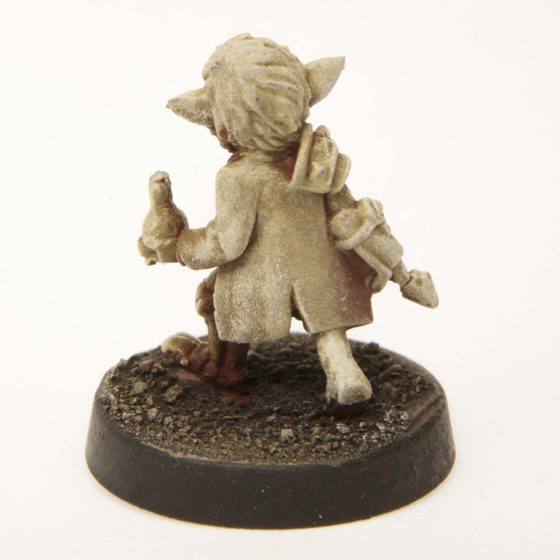 Stonehaven Gnome Mad Scientist Miniature Figure (for 28mm Scale Table Top War Games) - Made in USA