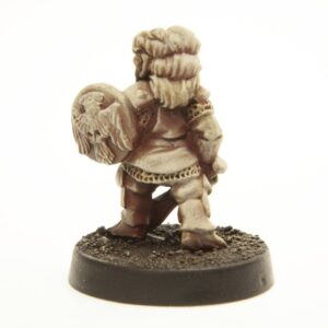 Stonehaven Miniatures Female Halfling Fighter Figure (for 28mm Scale Table Top War Games) - Made in USA