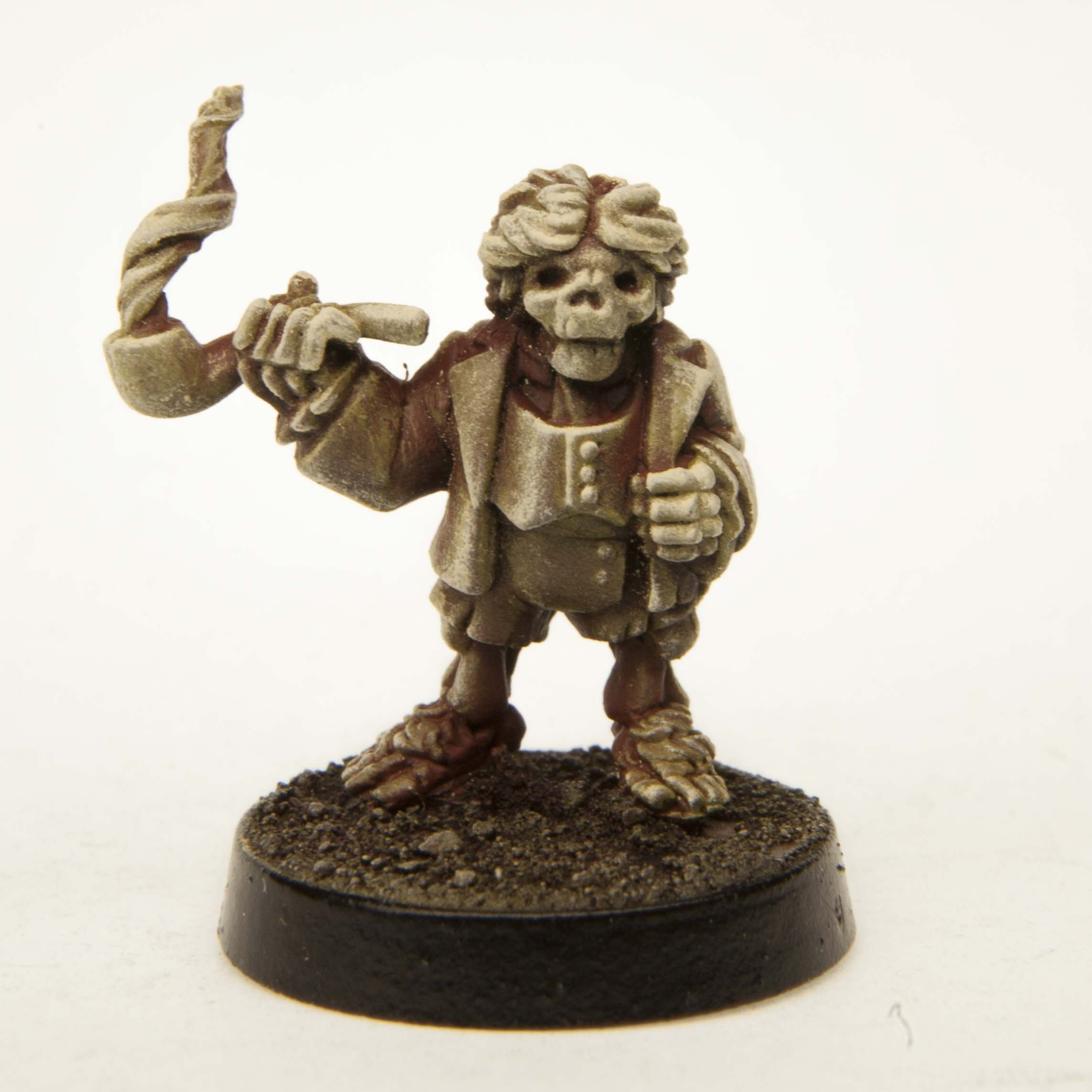 Stonehaven Miniatures Halfling Undead Figure (for 28mm Scale Table Top War Games) - Made in USA