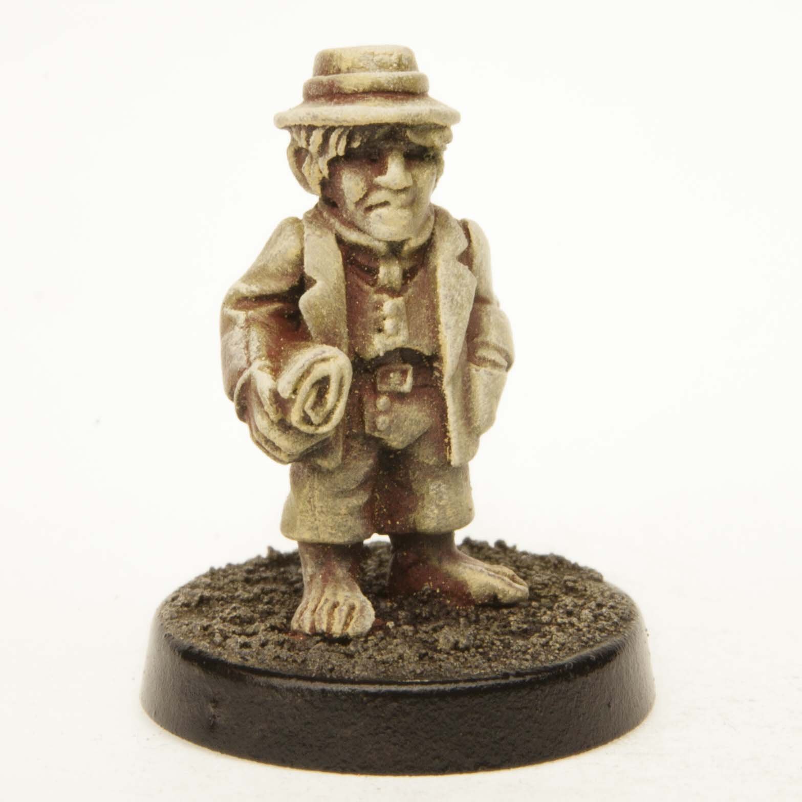 Stonehaven Miniatures Halfling Wool Merchant Figure (for 28mm Scale Table Top War Games) - Made in USA