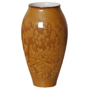 emissary lagoon speckle tall flair vase, 15" h