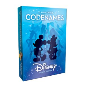 codenames family edition | best family board game for all ages | featuring disney characters and artwork | 2+ player board game | perfect for disney fans