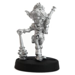 stonehaven gnome artificer miniature figure (for 28mm scale table top war games) - made in usa