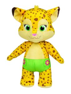 snap toys word party - franny 7" stuffed plush baby cheetah from the netflix original series - 18+ months