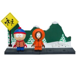 mcfarlane toys south park the bus stop small construction set