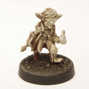 Stonehaven Gnome Mad Scientist Miniature Figure (for 28mm Scale Table Top War Games) - Made in USA