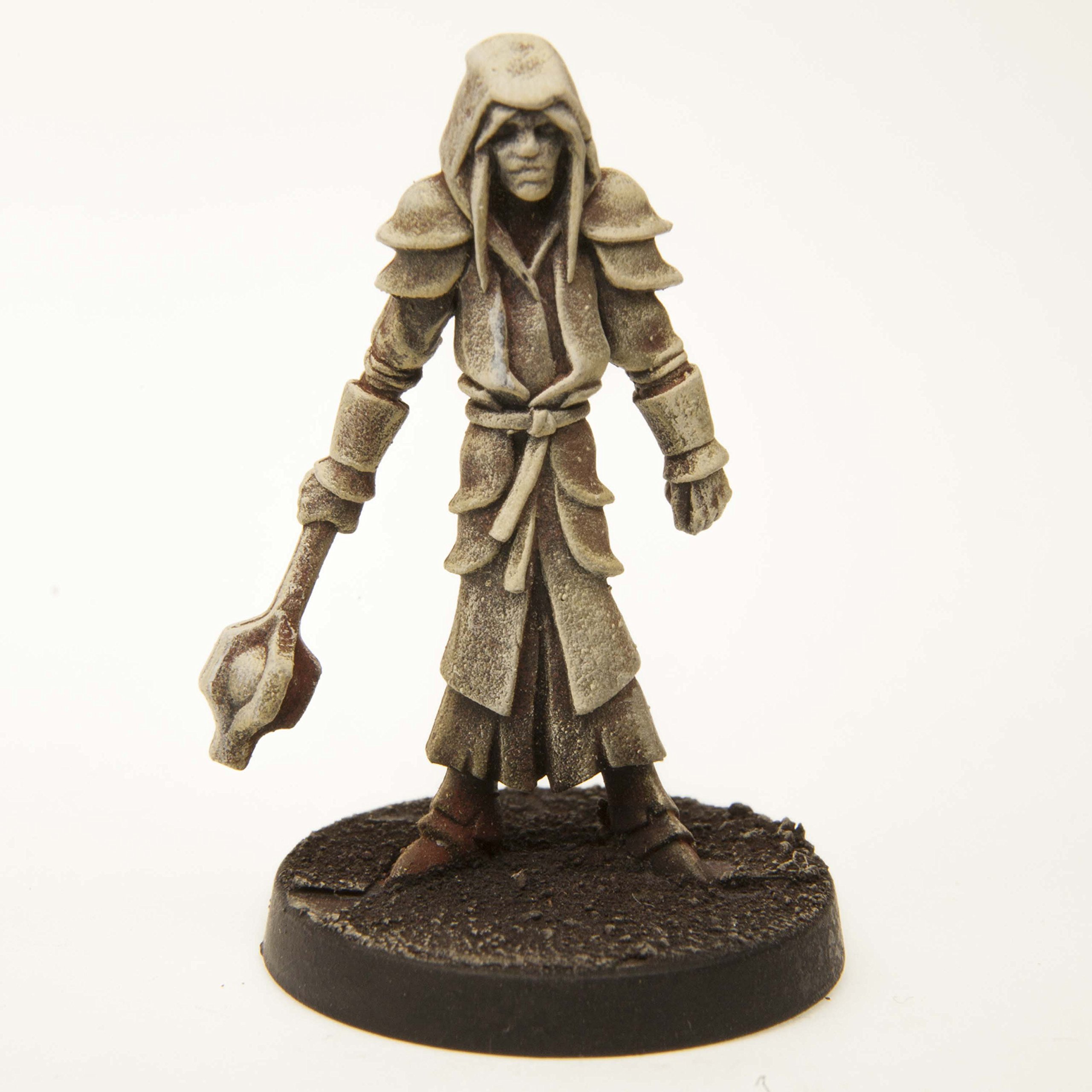 Stonehaven Miniatures Elf Cleric Miniature Figure (for 28mm Scale Table Top War Games) - Made in USA