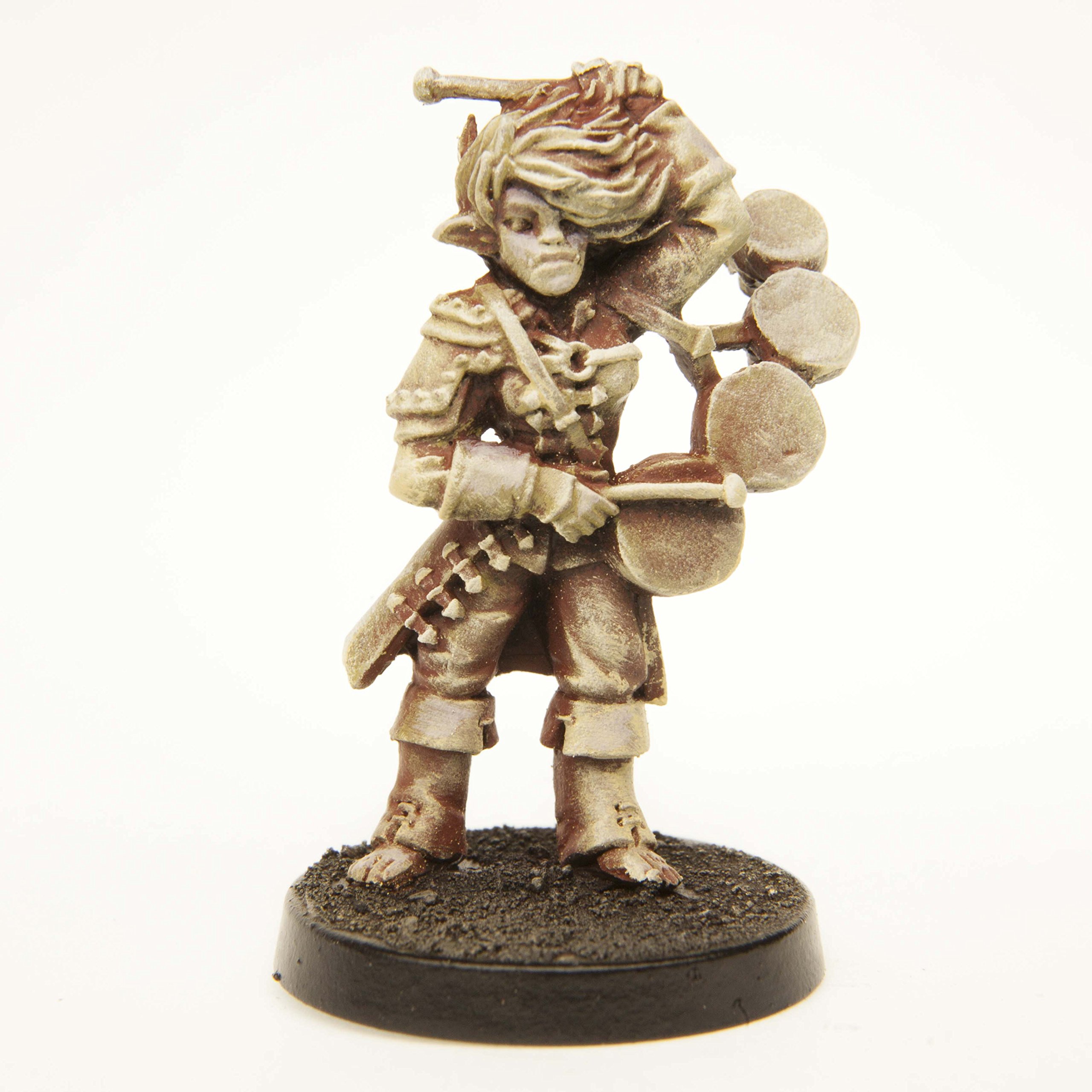 Stonehaven Half-Orc Bard Miniature Figure (for 28mm Scale Table Top War Games) - Made in USA