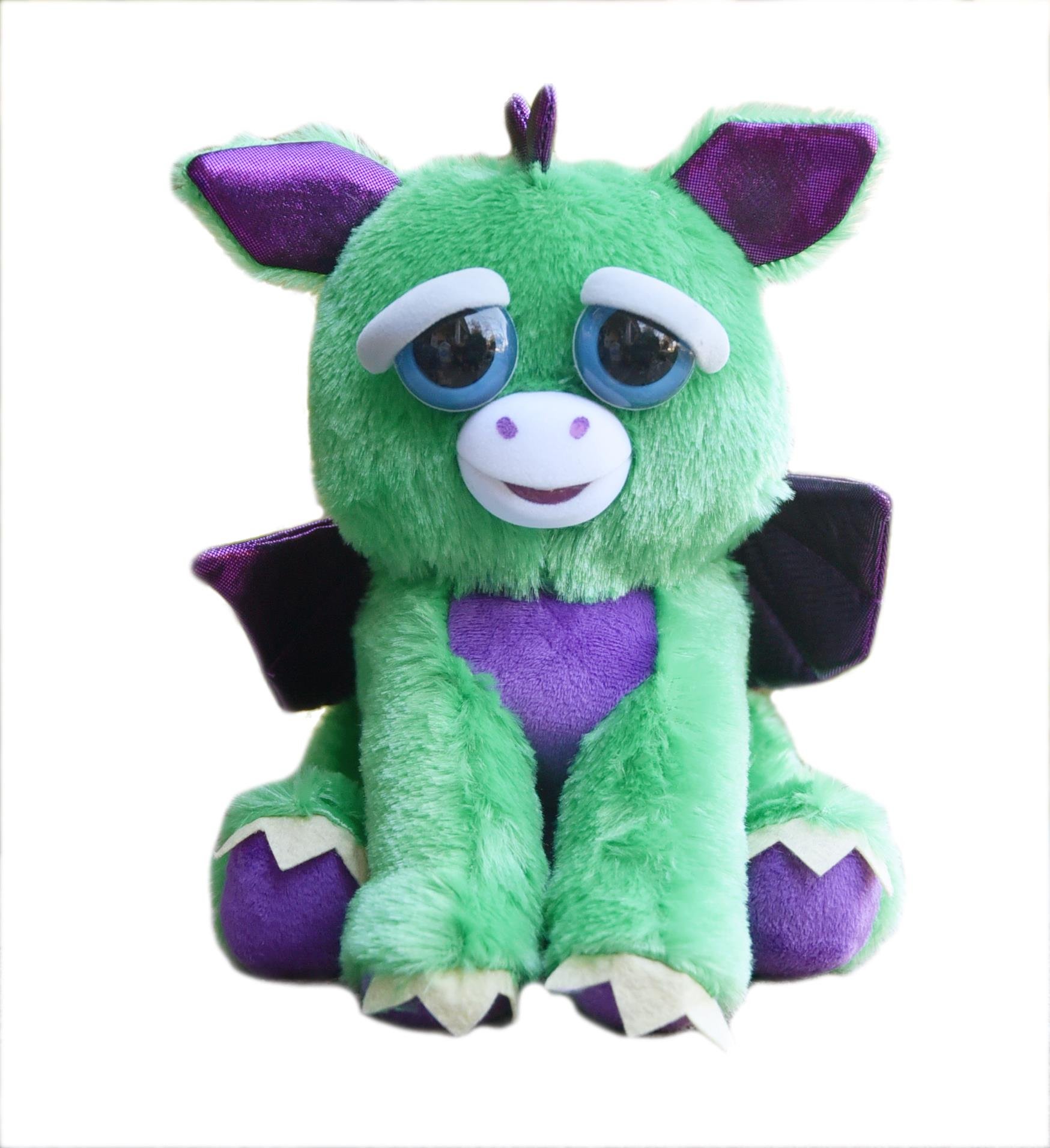 Feisty Pets Ferdinand Flamefart Dragon - Stuffed Toy, Polyester Material, 9"x5.6"x5.6" No Assembly Required