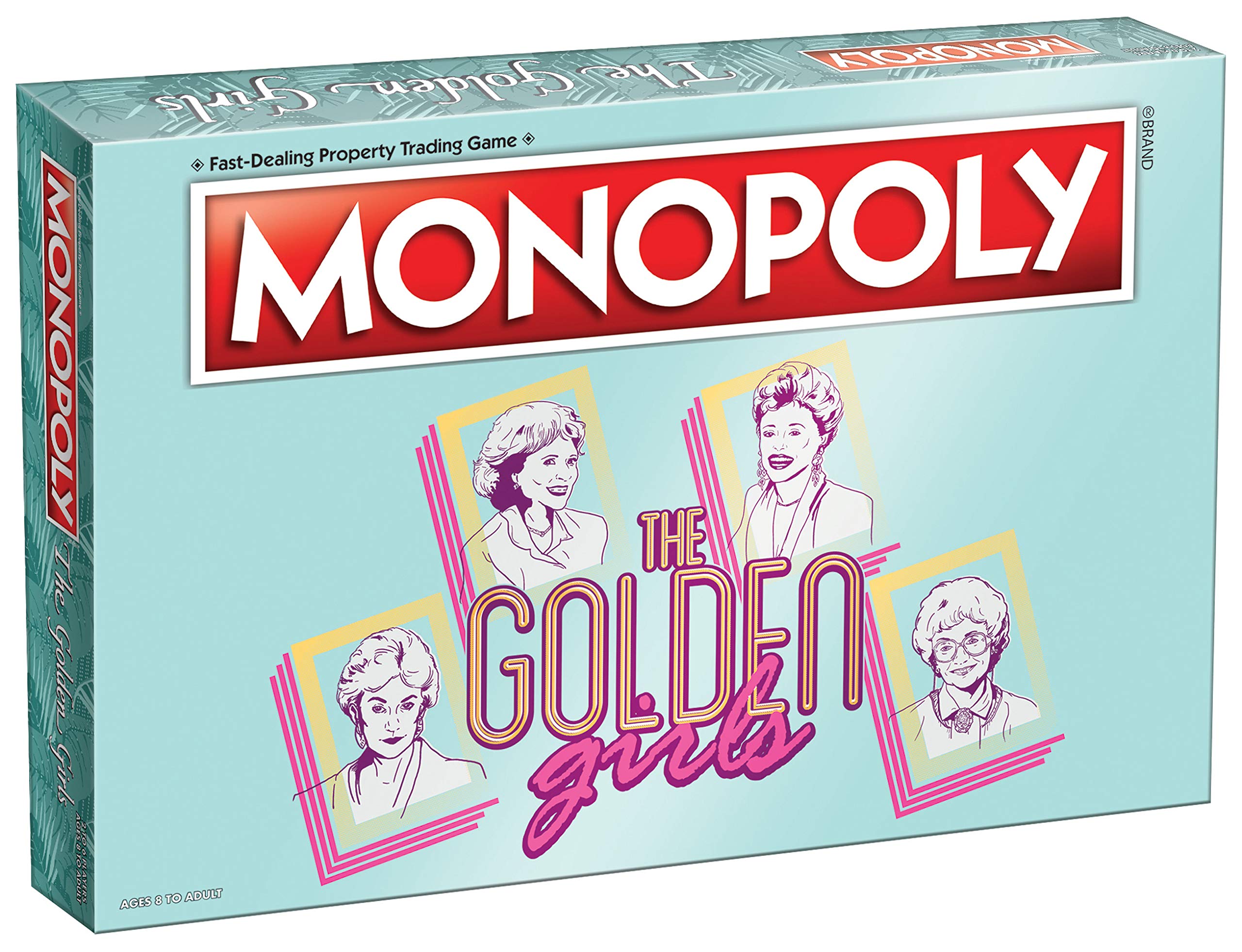 Monopoly: The Golden Girls Board Game | Buy, Sell, Trade Fan-Favorite Locations | Classic Monopoly Game Featuring Golden Girls TV Show Theme | Officially-Licensed Golden Girls Merchandise