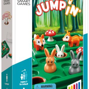 SmartGames Jump in’, a Cognitive Skill-Building Travel Puzzle Game for Kids and Adults Ages 7 & Up, 60 Challenges in Travel-Friendly Case.