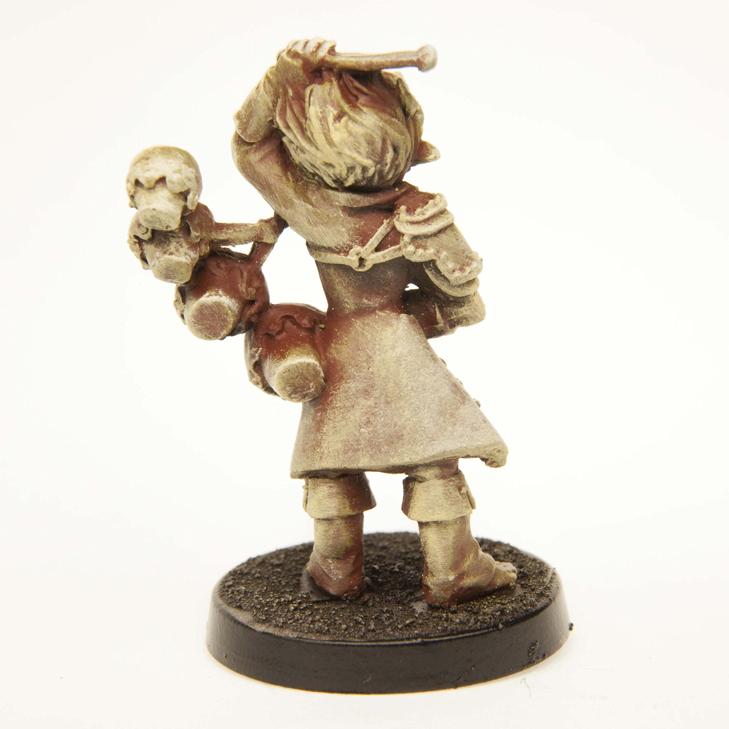 Stonehaven Half-Orc Bard Miniature Figure (for 28mm Scale Table Top War Games) - Made in USA