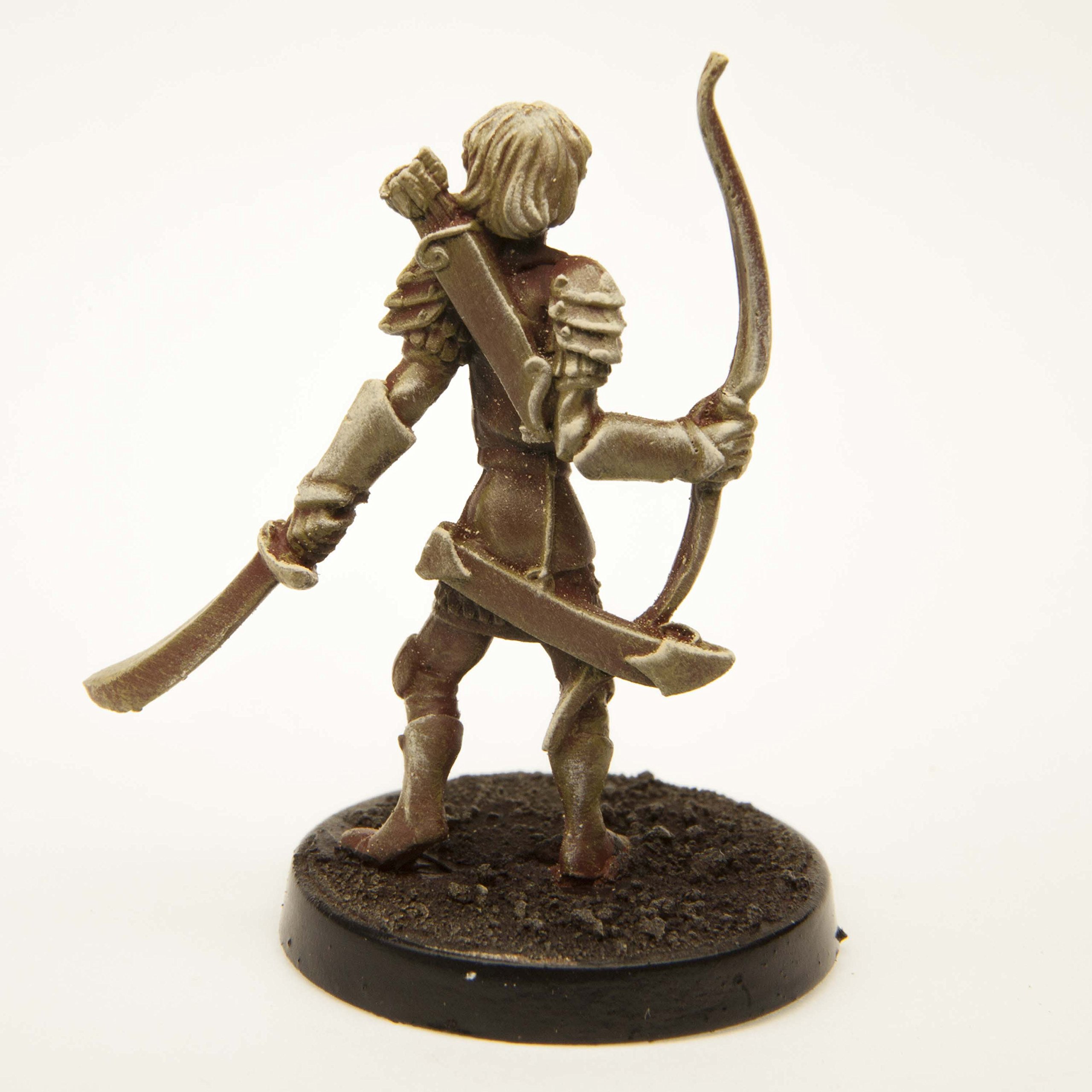 Stonehaven Miniatures Elf Ranger Figure (for 28mm Scale Table Top War Games) - Made in USA