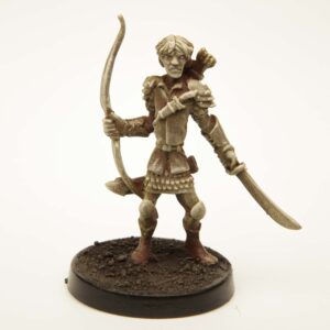 Stonehaven Miniatures Elf Ranger Figure (for 28mm Scale Table Top War Games) - Made in USA